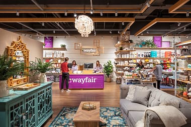 Wayfair Retail Store, Natick, MA | IA Interior Architects